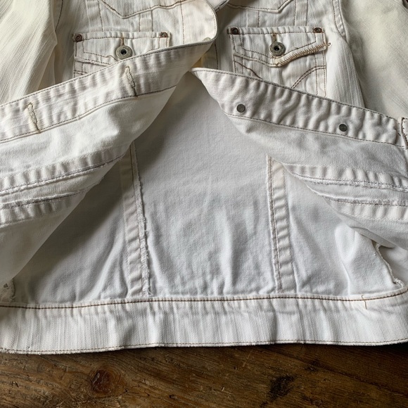 Vanity | Jackets & Coats | Vanity White Western Trucker Jean Denim ...